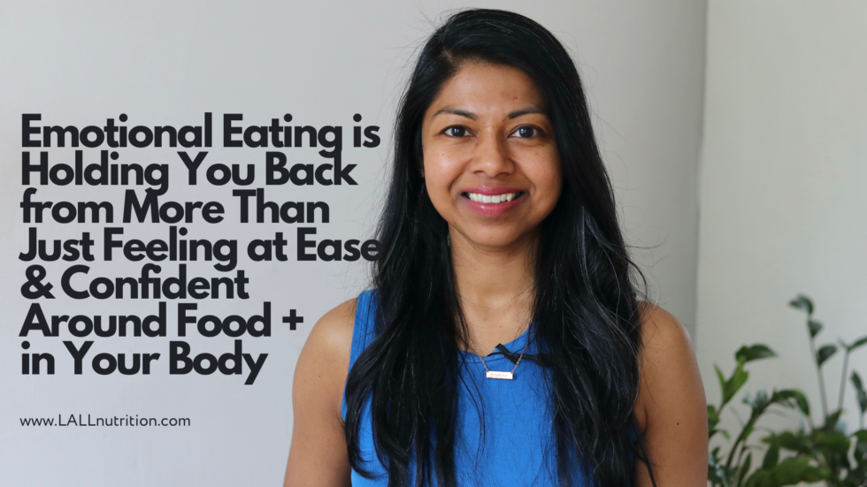 Emotional eating holds you back from feeling confident